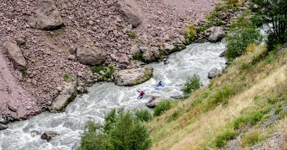 Kayaking on the Tergi River | Georgia Travel
