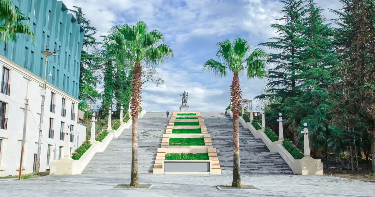 The 100-Step Staircase in Kutaisi | Georgia Travel