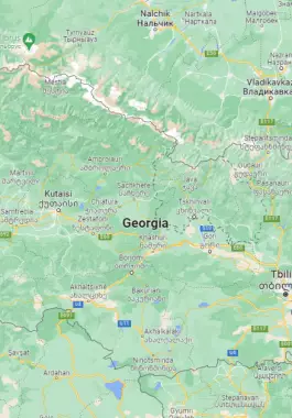 Georgia Tourist Attractions Map